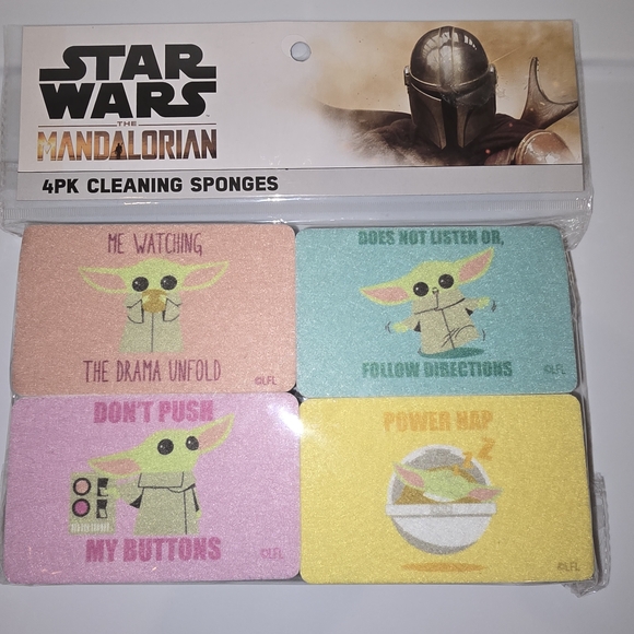 Star Wars | Kitchen | Star Wars The Mandalorian Grogu Baby Yoda 4pack ...